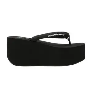 Alexander Wang Wmns Jenna Thong Platform Sandal - Black