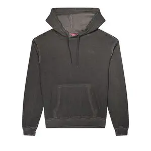 DIESEL® Treated Cotton Fleece Hoodie - Grey