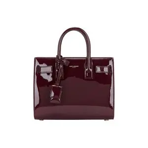 Saint Laurent Sac De Jour Nano Top Handle Bag 'dark Wine - Red