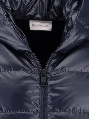 Moncler Padded Virgin Wool Cardigan
