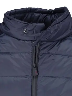 Moncler Padded Virgin Wool Cardigan With Hood