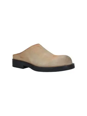 MAISON MARGIELA Biker" Leather Mules - Beige