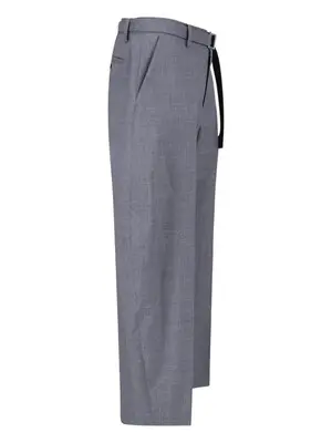Sacai Tailored Trousers With Belt