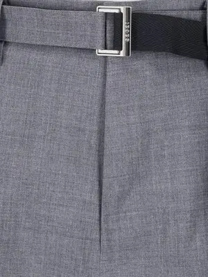 Sacai Tailored Trousers With Belt