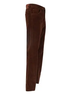 Marni Corduroy Straight Leg Trousers - Brown