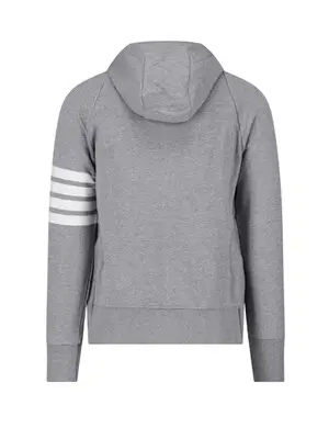 Thom Browne Zip Hoodie "4-bar