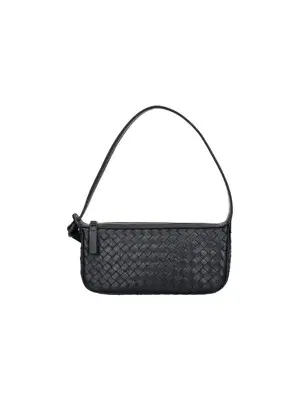Bottega Veneta Bottega Veneta "Nodo" Shoulder Bag Black