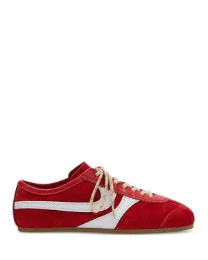 Dries Van Noten Suede & Leather Sneakers - Red