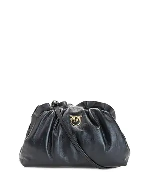 Pinko Mini Chain Leather Clutch