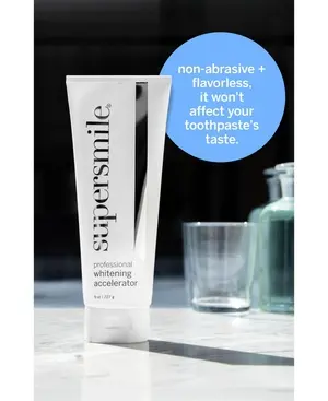 SUPERSMILE Wild Mint Whitening System With Fluoride, Professional Grade 2-step Whitening Toothpaste And Accelerator