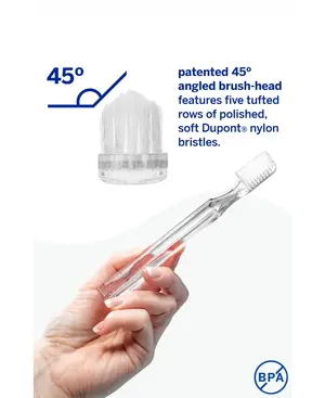 SUPERSMILE 6 Pack New Generation 45degree Toothbrush Set