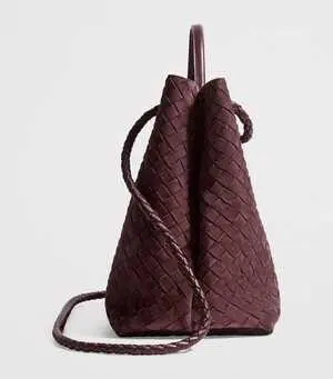 Bottega Veneta Large Intrecciato Shoulder Bag - Red