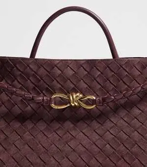 Bottega Veneta Large Intrecciato Shoulder Bag - Red