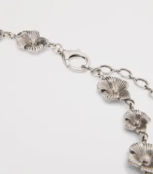 Max Mara Floral Charm Necklace