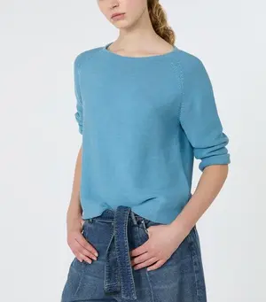 Max Mara Cotton Boat-neck Sweater