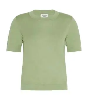 Max Mara Wool-silk Knit Top - Green