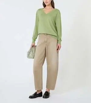 Max Mara Wool-silk V-neck Sweater