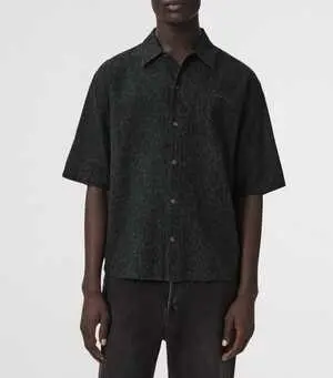 ALLSAINTS Organic Cotton-linen Leopardo Shirt