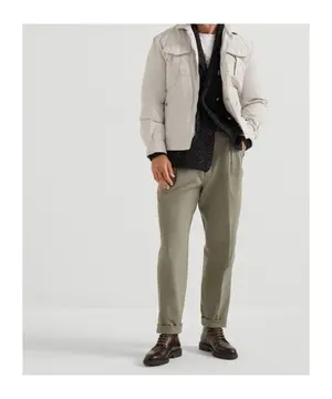 Brunello Cucinelli Padded Flap-pocket Jacket