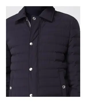 Brunello Cucinelli Padded Shirt Jacket With Press-stud Fastening
