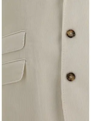 Brunello Cucinelli Single Breasted Long Sleeved Blazer