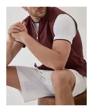 Brunello Cucinelli Zip-front Logo Vest