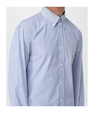 Brunello Cucinelli Striped Poplin Shirt