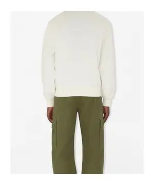 Burberry Logo Embroidered Checked Sweatshirt