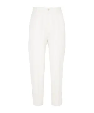 Brunello Cucinelli Straight-leg Pants - White