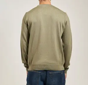 Hugo Boss Logo-embroidered Crew-neck Sweater