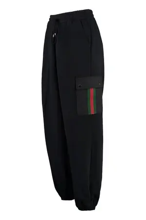 Gucci Cotton Jersey Jogging Pant With Web