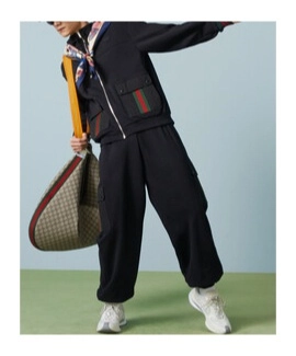 Gucci Cotton Jersey Jogging Pant With Web