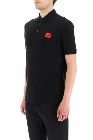 Hugo Boss Hugo Logo Patch Slim-fit Polo Shirt