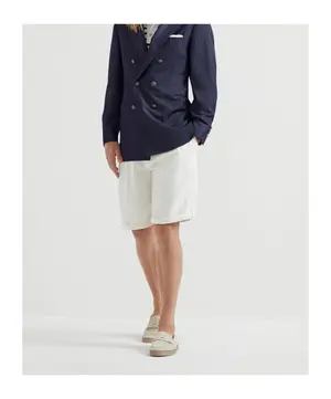 Brunello Cucinelli Drawstring-waist Bermuda Shorts
