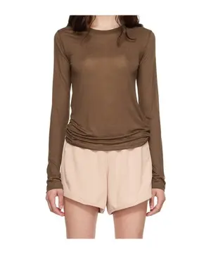 BASERANGE Round-neck Long-sleeve Top