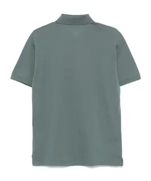 Emporio Armani Logo-embroidered Polo Shirt - Gray