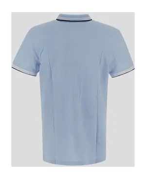 Hugo Boss Logo-embroidered Polo Shirt - Blue