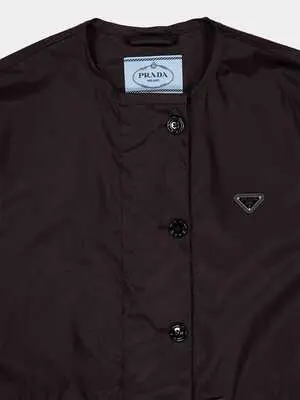 Prada Re-nylon Buttoned Raincoat