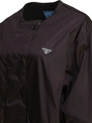 Prada Re-nylon Buttoned Raincoat