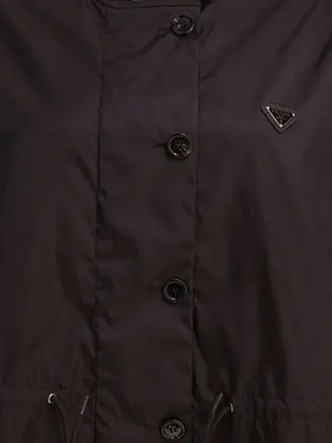Prada Re-nylon Buttoned Raincoat