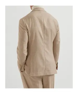 Brunello Cucinelli Double-breasted Houndstooth Blazer
