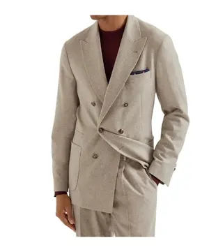 Brunello Cucinelli Double-breasted Patch-pocket Blazer