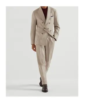 Brunello Cucinelli Double-breasted Patch-pocket Blazer