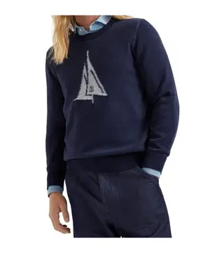 Brunello Cucinelli Vanisé Sweater - Navy Blue