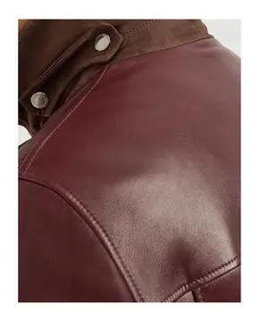 Brunello Cucinelli Nappa Leather Field Jacket