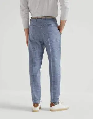 Brunello Cucinelli Houndstooth-pattern Trousers