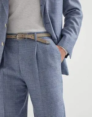 Brunello Cucinelli Houndstooth-pattern Trousers