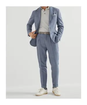 Brunello Cucinelli Houndstooth-pattern Trousers
