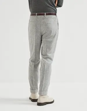 Brunello Cucinelli Pleated Wool-silk Blend Trousers