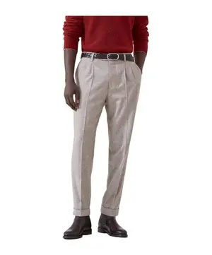 Brunello Cucinelli Pleated Tailored Trousers - Nude